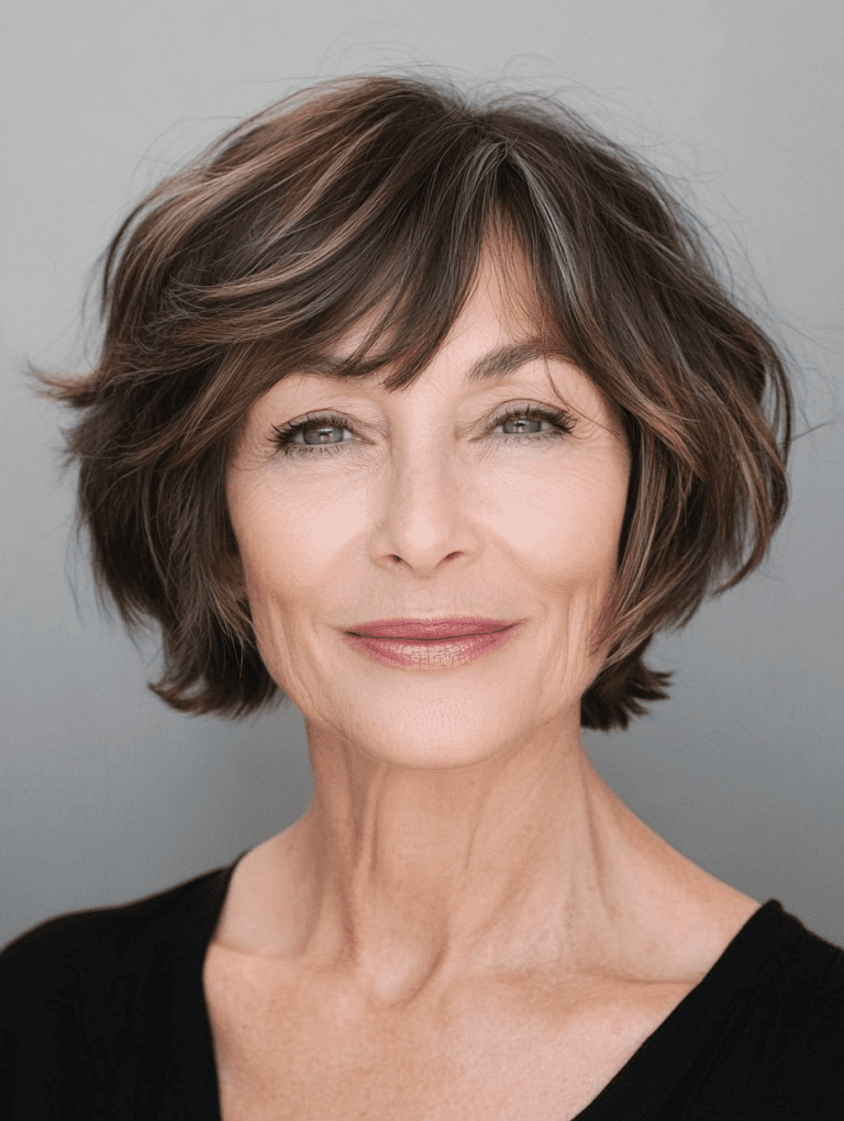 23 Flattering Short Layered Bob Haircuts for Older Women in 2025 ...