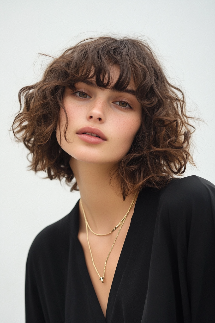 26 Stylish French Bob Haircuts for Curly Hair: Chic and Modern Cuts ...
