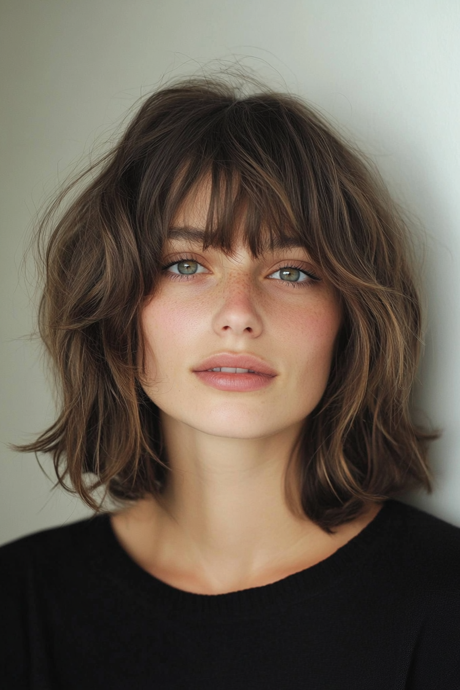 25 Flattering French Bob Haircuts for Square Faces: Chic and Modern ...